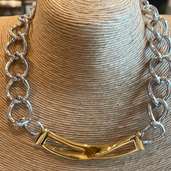 Monet | Jewelry | Monet Two Tone Chunky Chain Necklace | Poshmark